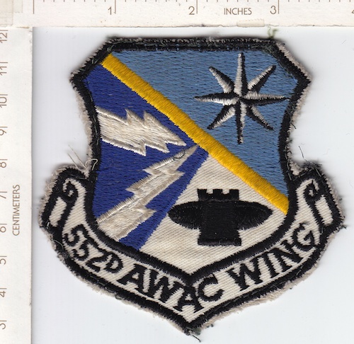 552nd AWAC WING (larger size) ce rfu $3.00