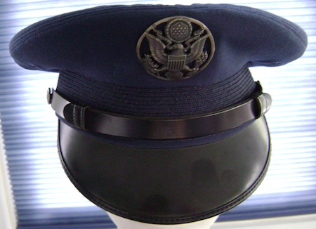 U.S. Air Force Enlisted Class A cap 7-3/8 used $10.00